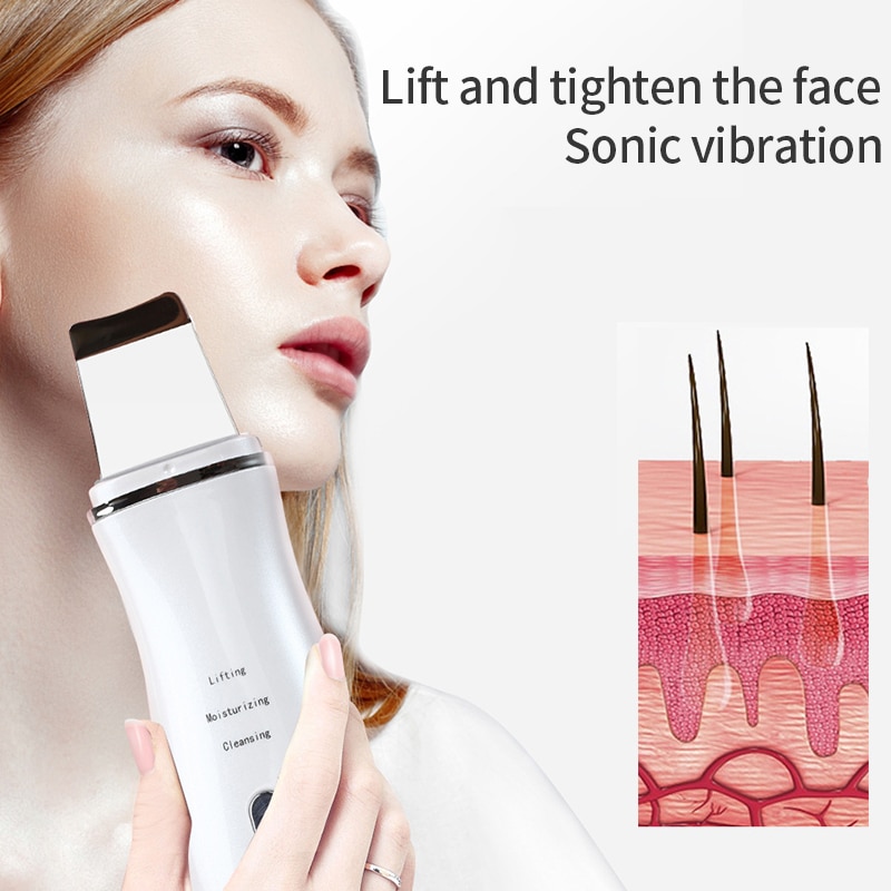 Ultrasonic Skin Scrubber Face Deep Cleaning Machin... – Grandado