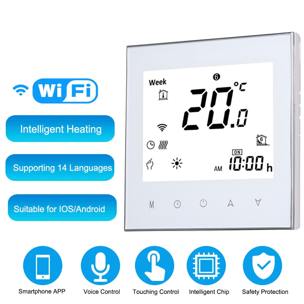 Digital thermostat with WiFi Connection & Voice Co... – Grandado