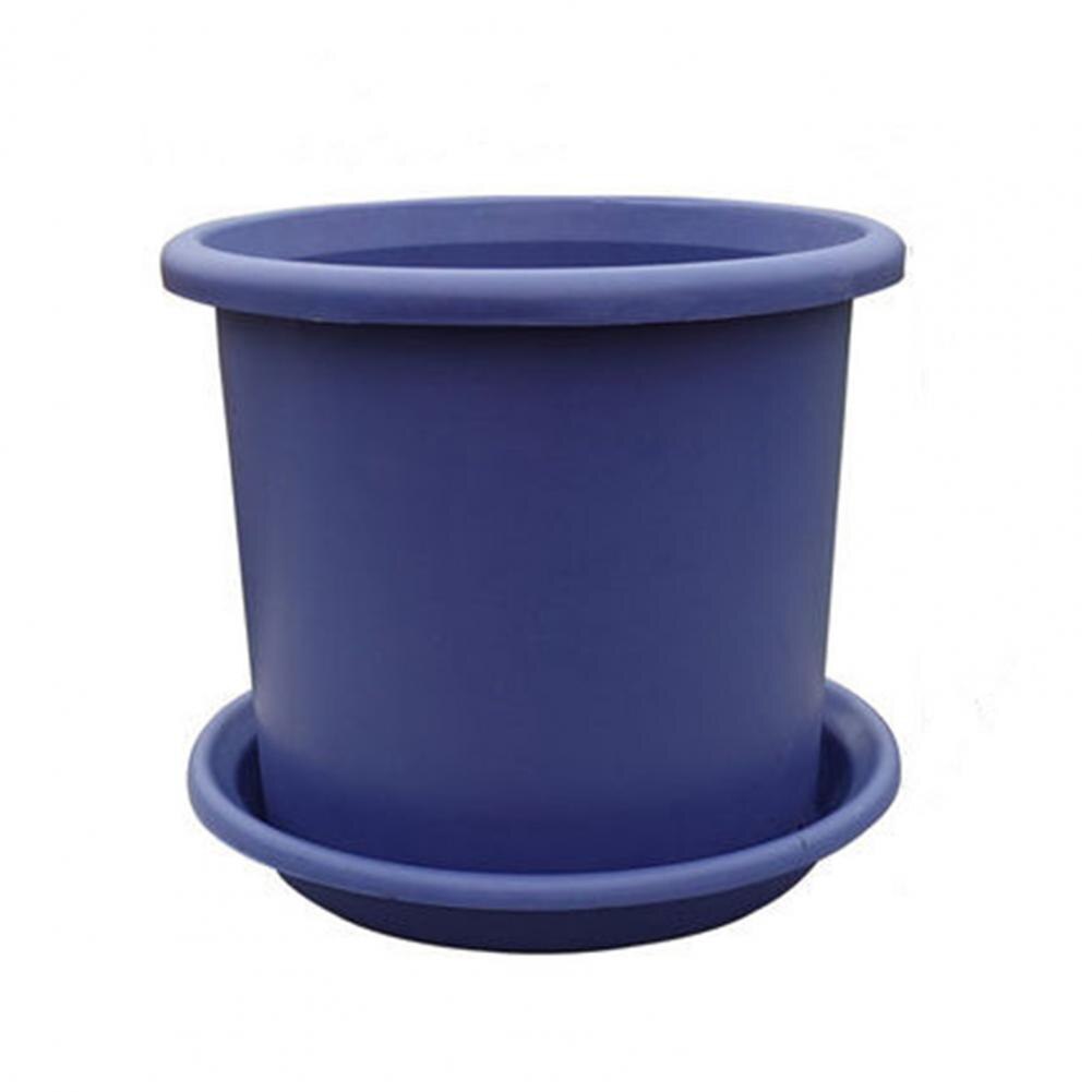 Drain Hole Flower Pot with Tray Modern Decorative ... – Grandado