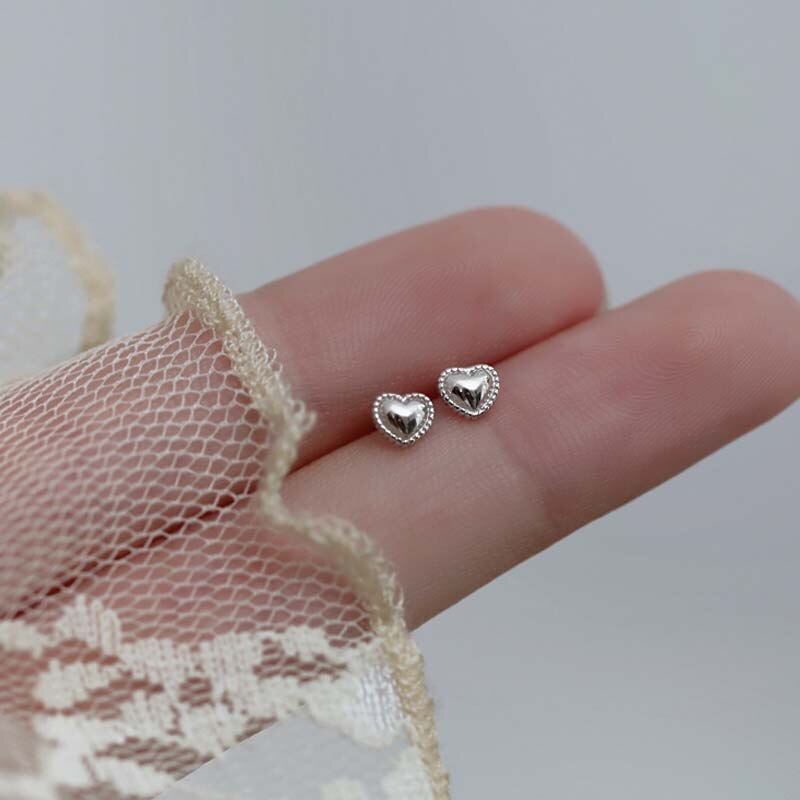 925 Sterling Zilveren Hart Kruis Asymmetrische Kle... – Vicedeal