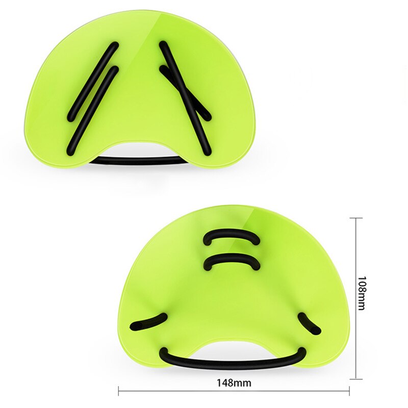 Swimming Paddles Silicone Diving Hand Paddle Webbe... – Vicedeal