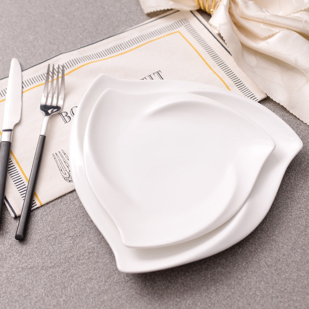 8inch/10inch high end hotel restaurant dishes cera... – Grandado