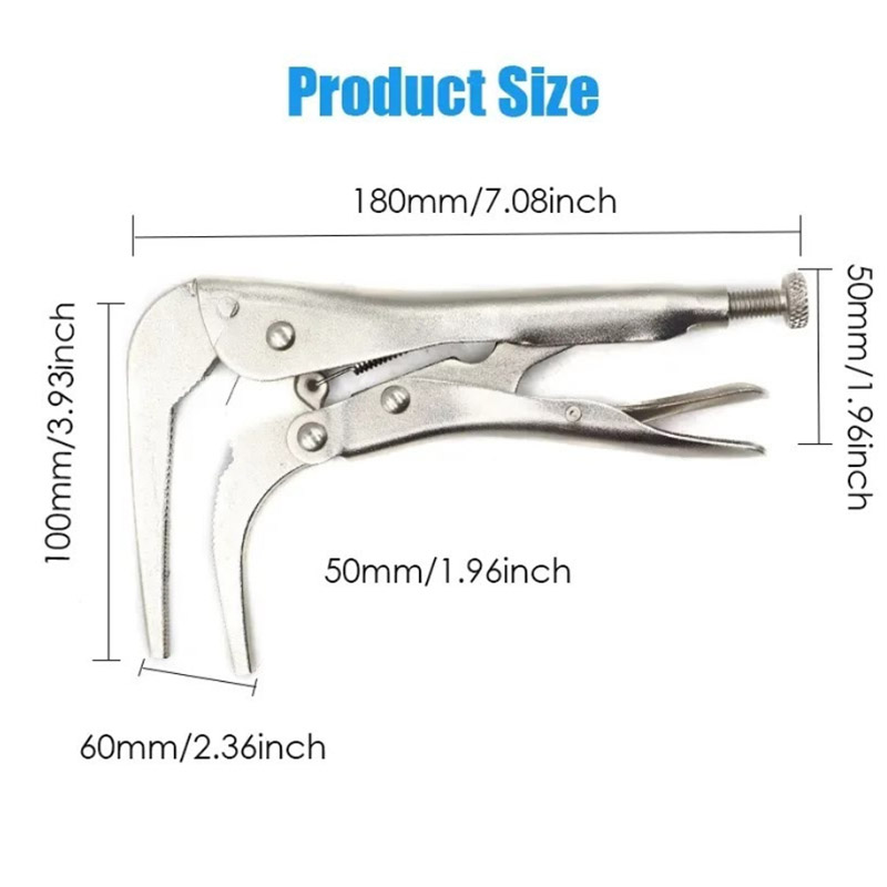 Multifunctional 90 Bent Nose Locking Pliers Strong... – Grandado