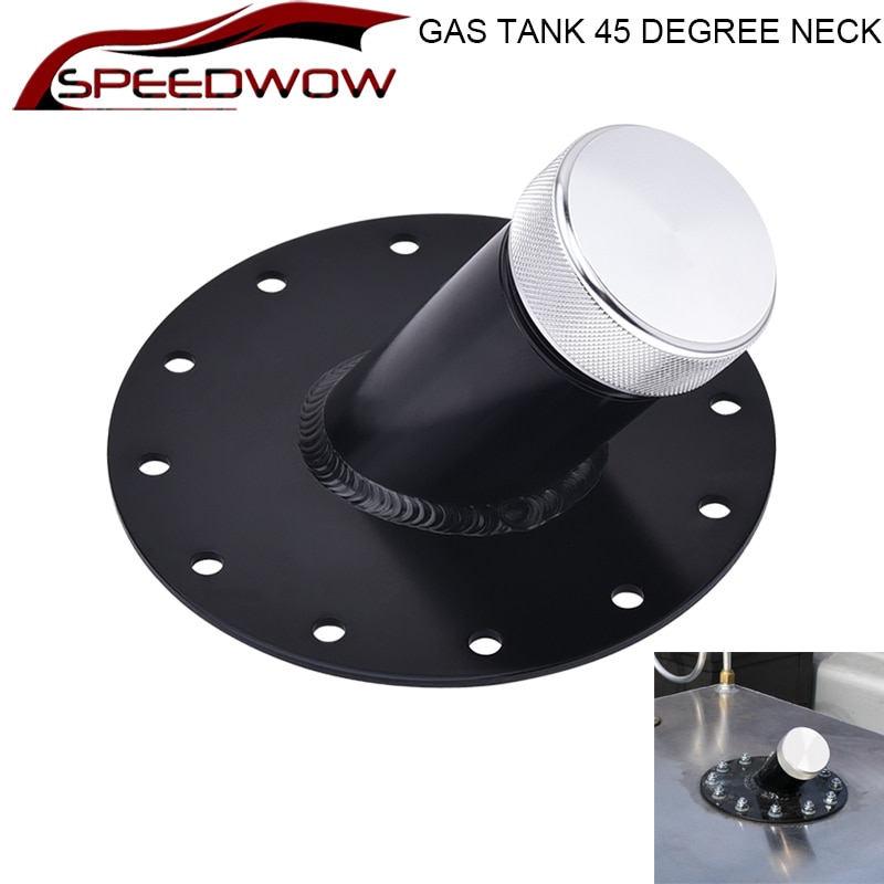SPEEDWOW 45-Degree Fuel Cell Gas Tank Filler Neck+... – Grandado