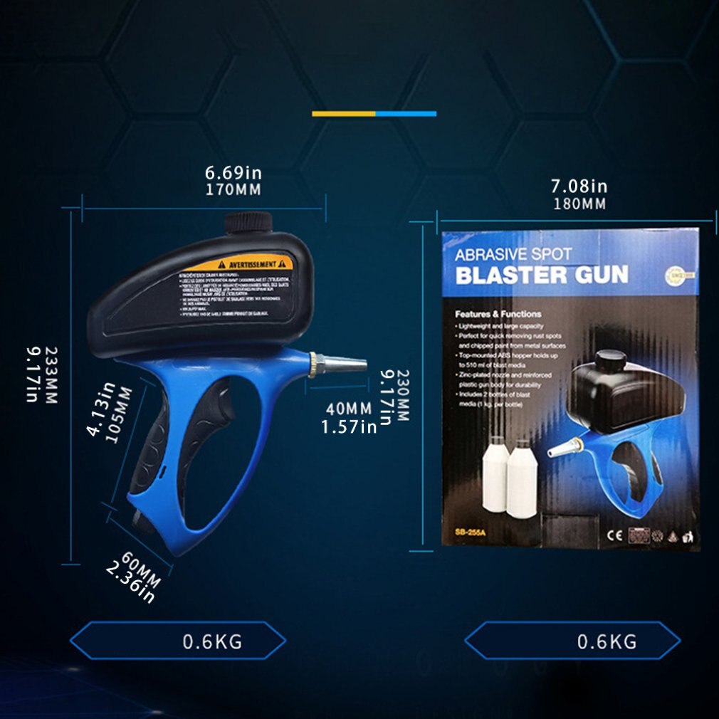 Pneumatic Sandblasting Gun Home Diy Adjustable San... – Grandado