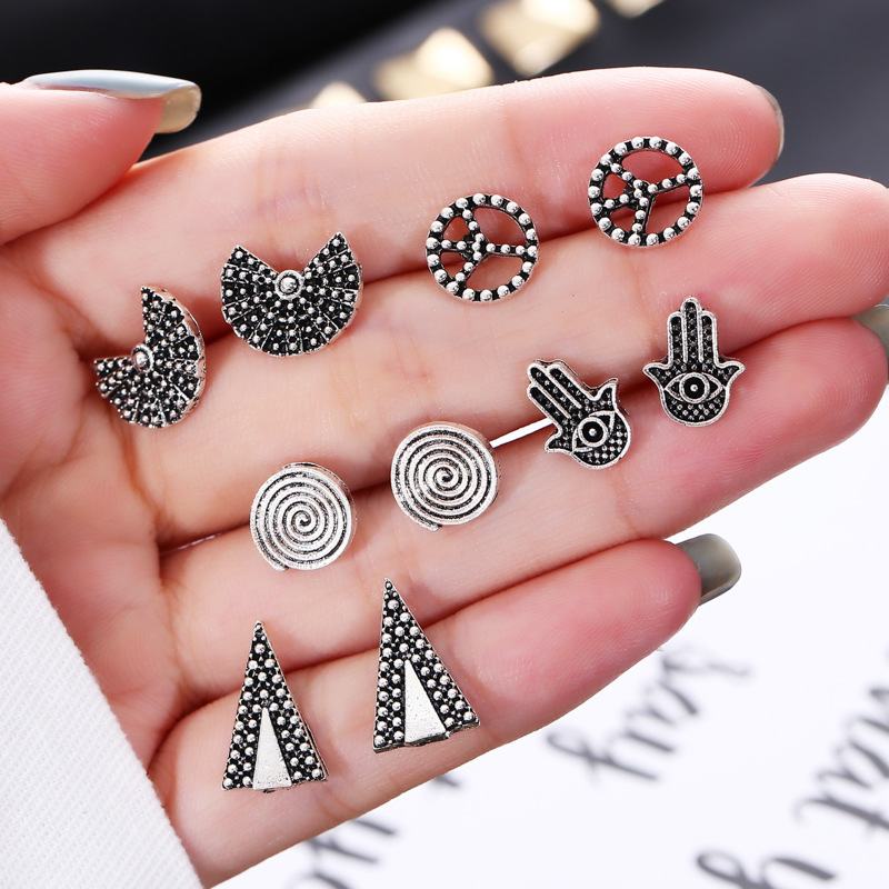 Retro Trend Bohemia VSCO Earrings Sets For Women J... – Grandado