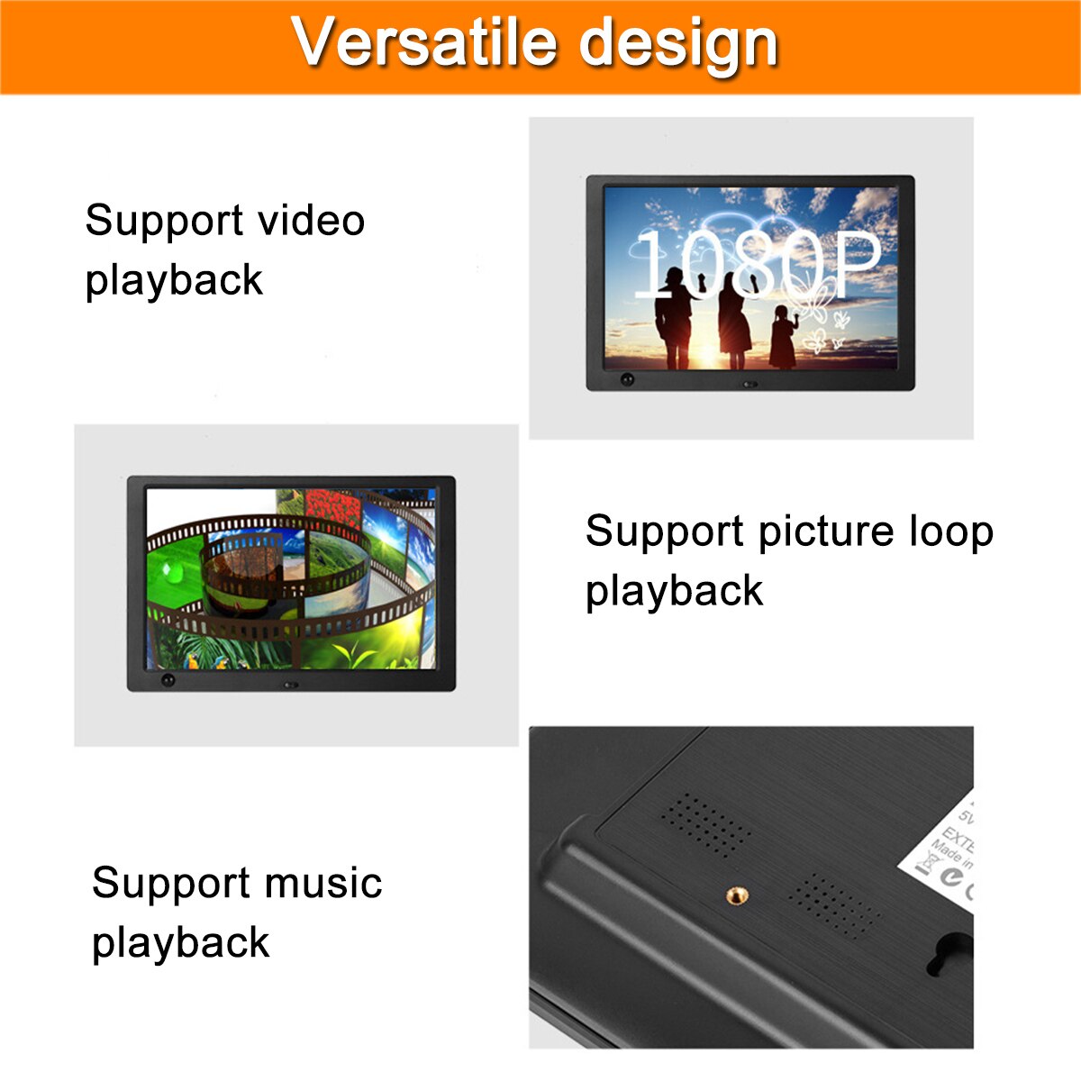 10.1 Inch HD Digital Photo Frame Human Sensing Fun... – Grandado