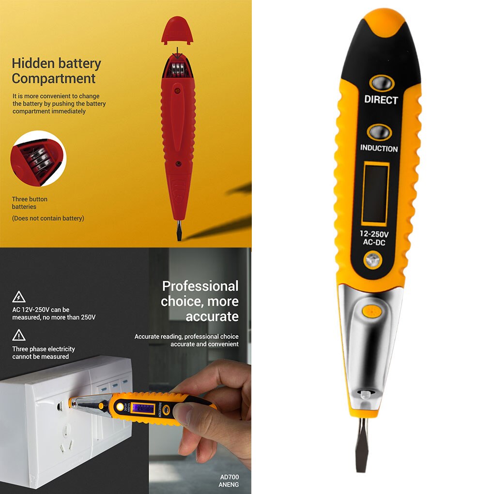 Electrical Voltage Detector Test Pen Digital Volta... – Grandado