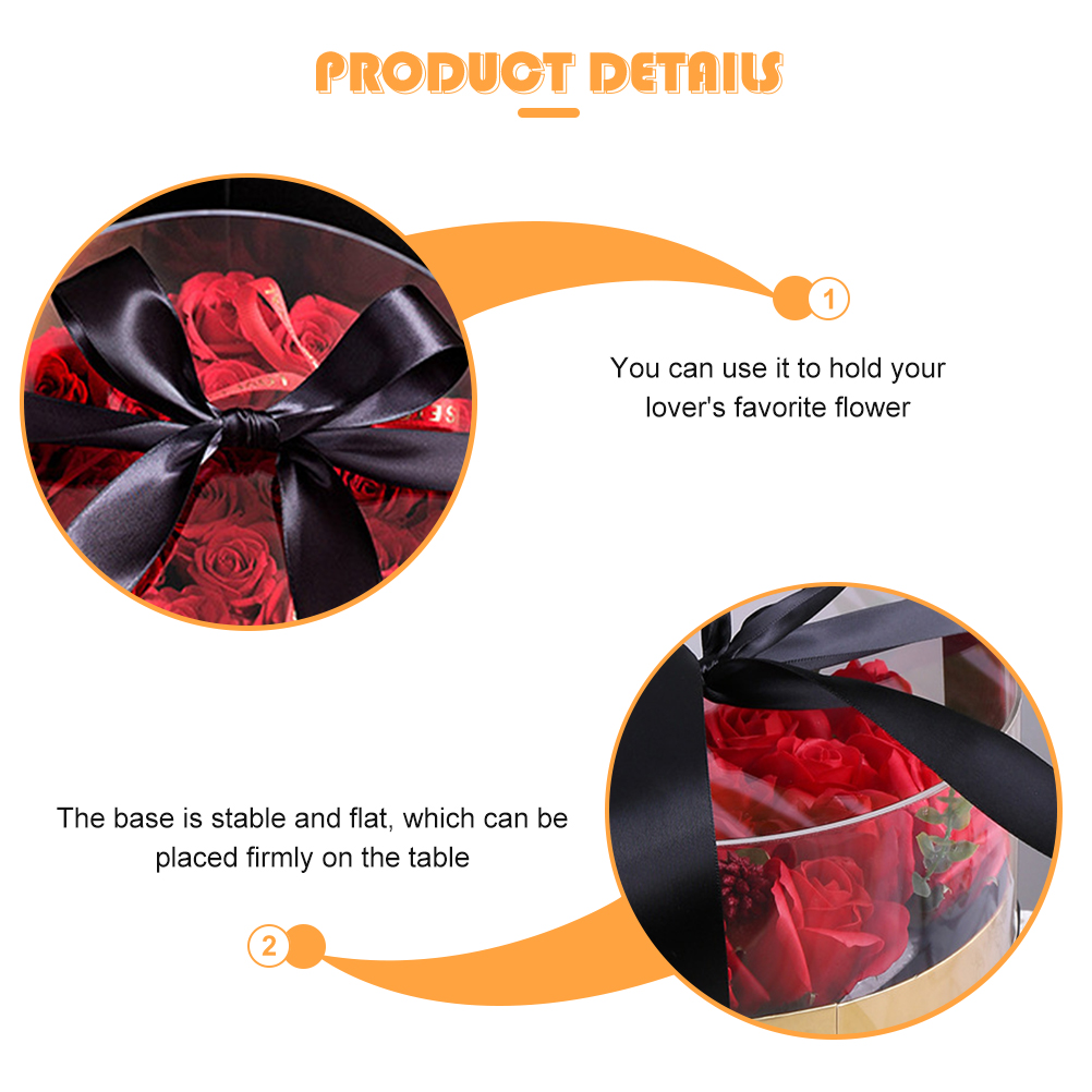 Preserved Flower Container Floral Display Box Flow... – Vicedeal