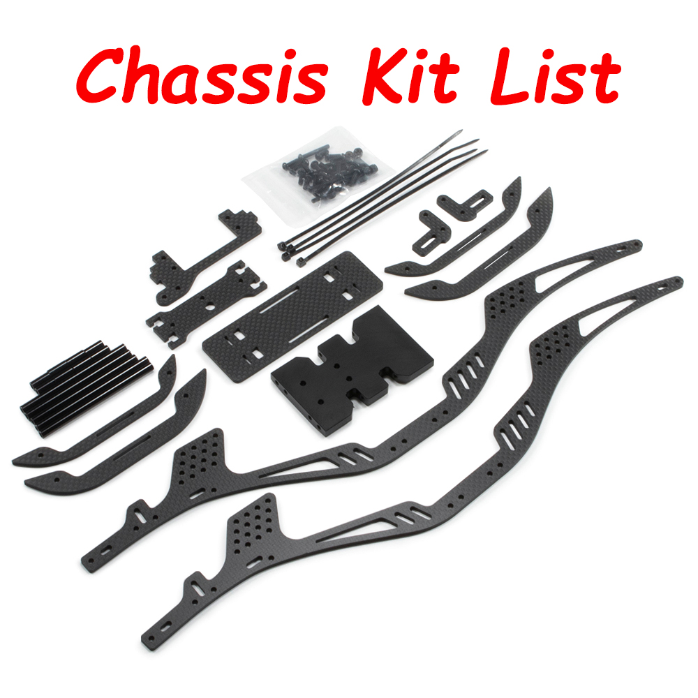 Carbon Fiber LCG Chassis Kit Cheater Rigs Frame wi... – Grandado