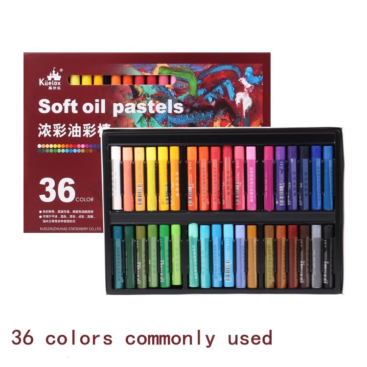 36/24/12 Heavy color oil pastel, water-soluble oil... – Grandado