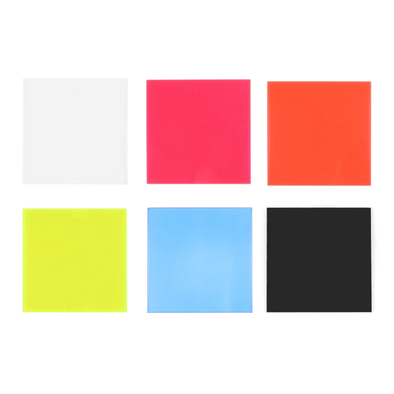 1pc Colored Acrylic Sheet Board 8X8cm Model Making... – Grandado