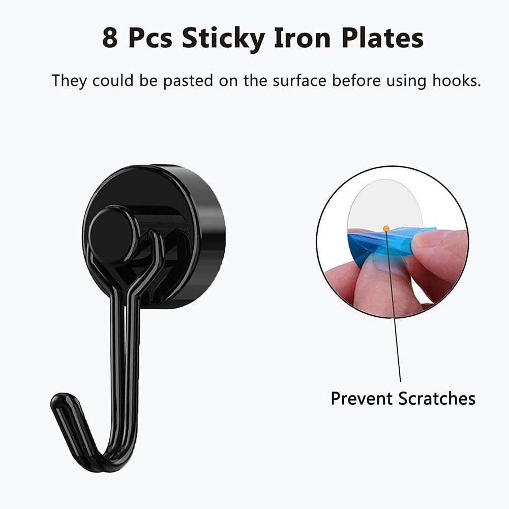 Ganchos magnéticos potentes de imán de neodimio, g... – Grandado