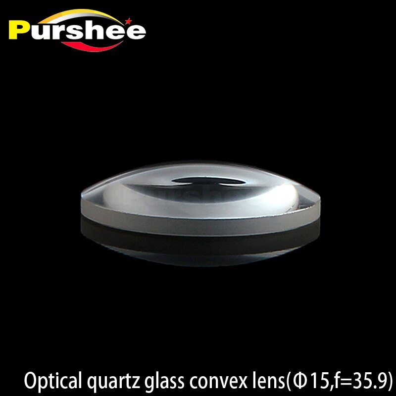 Optical quartz glass convex lens(D15,f=35.9) – Grandado