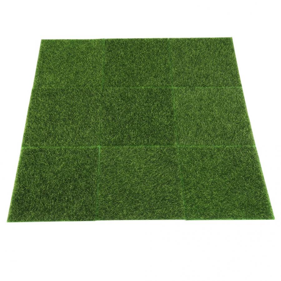 10 PCS Artificial Grass Mat Turf Lawn Garden Micro... – Grandado