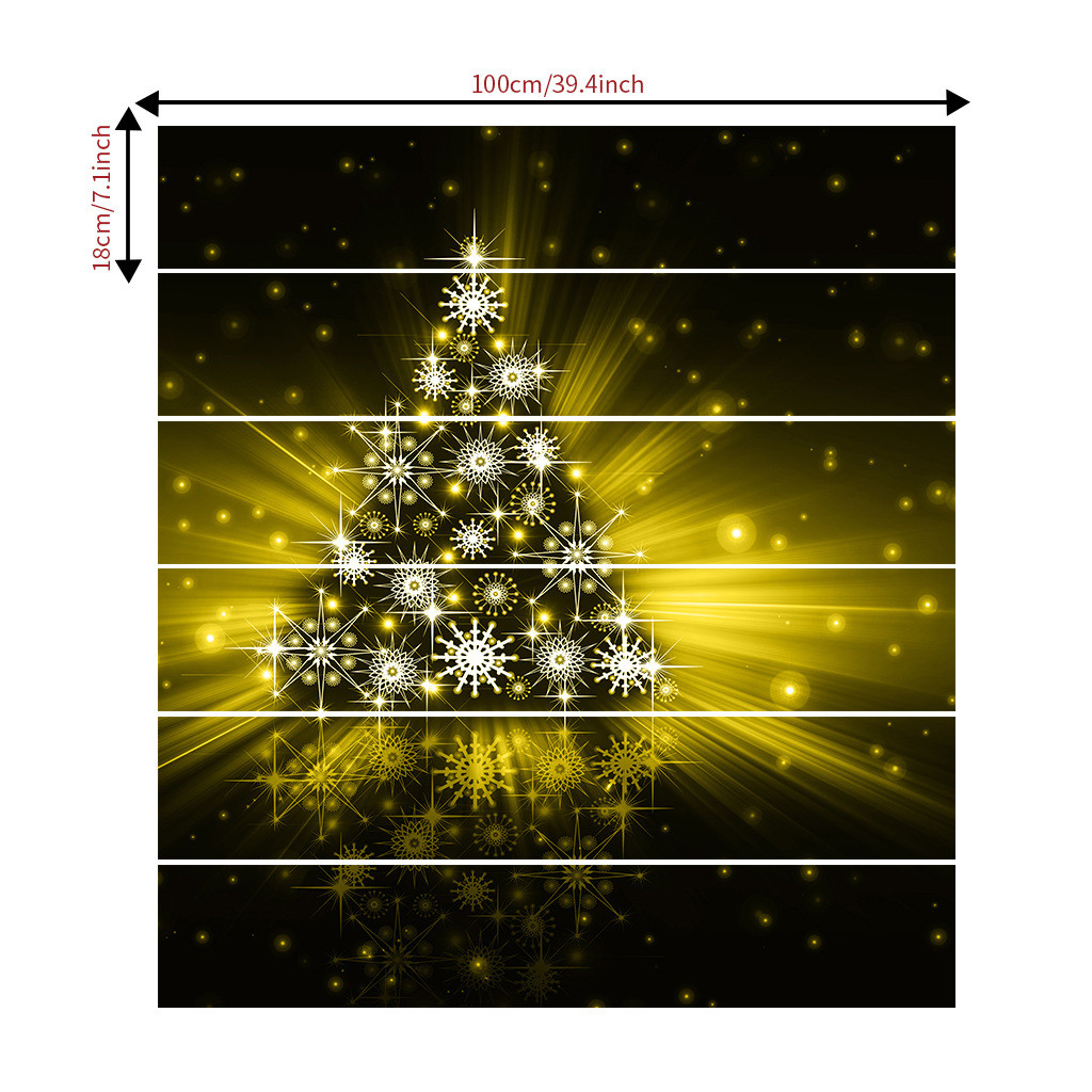 3D Waterproof Merry Christmas Wall Stickers Remova... – Grandado