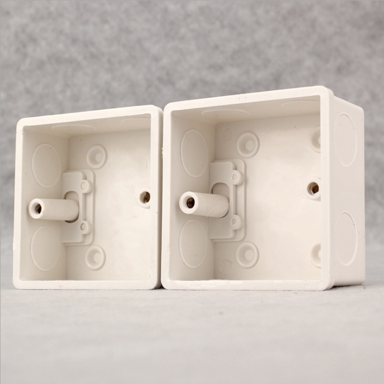 White PVC Single Gang Wiring Mount Back Box For Wa... – Vicedeal