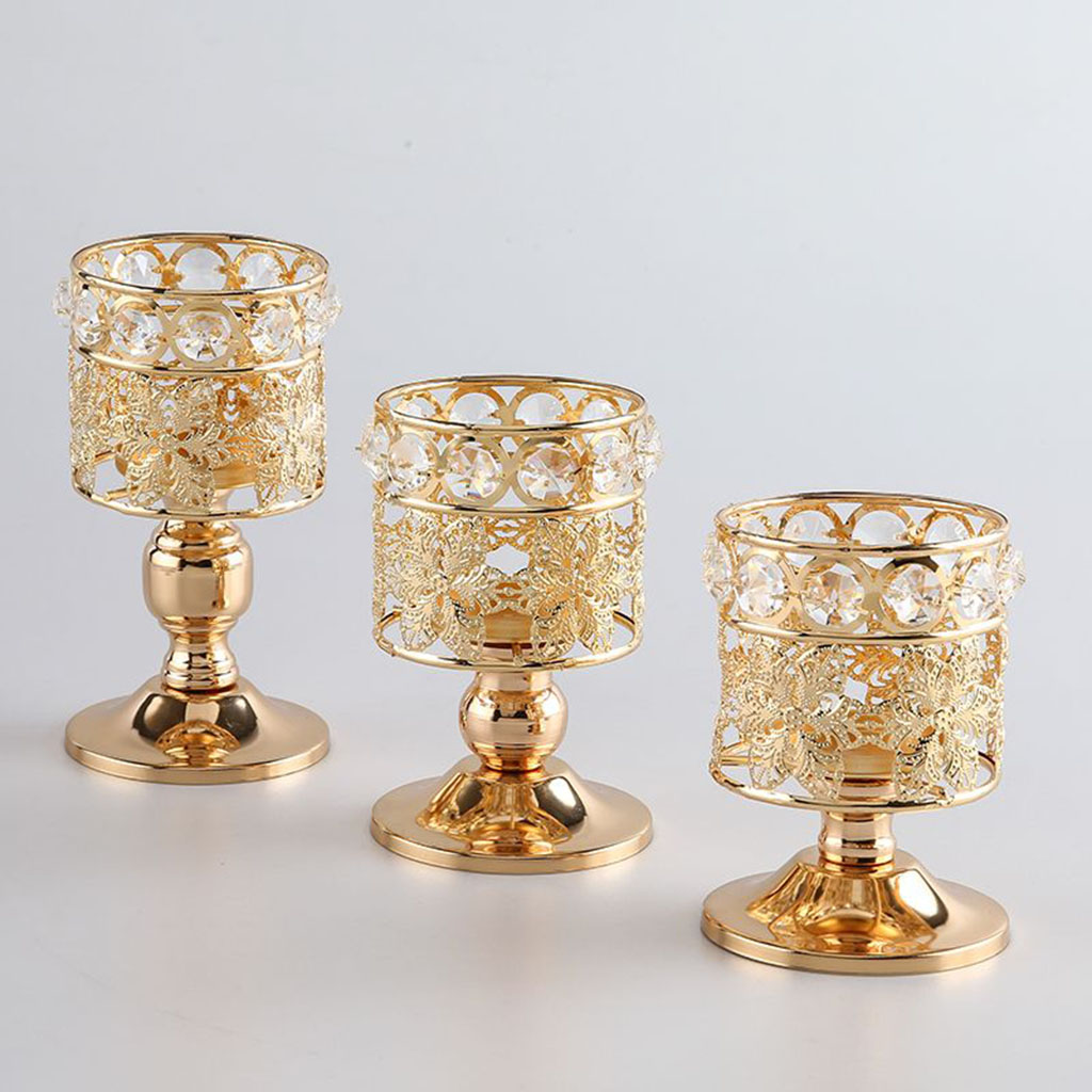 Crystal Candle Holder Tea Light for Centerpiece En... – Vicedeal