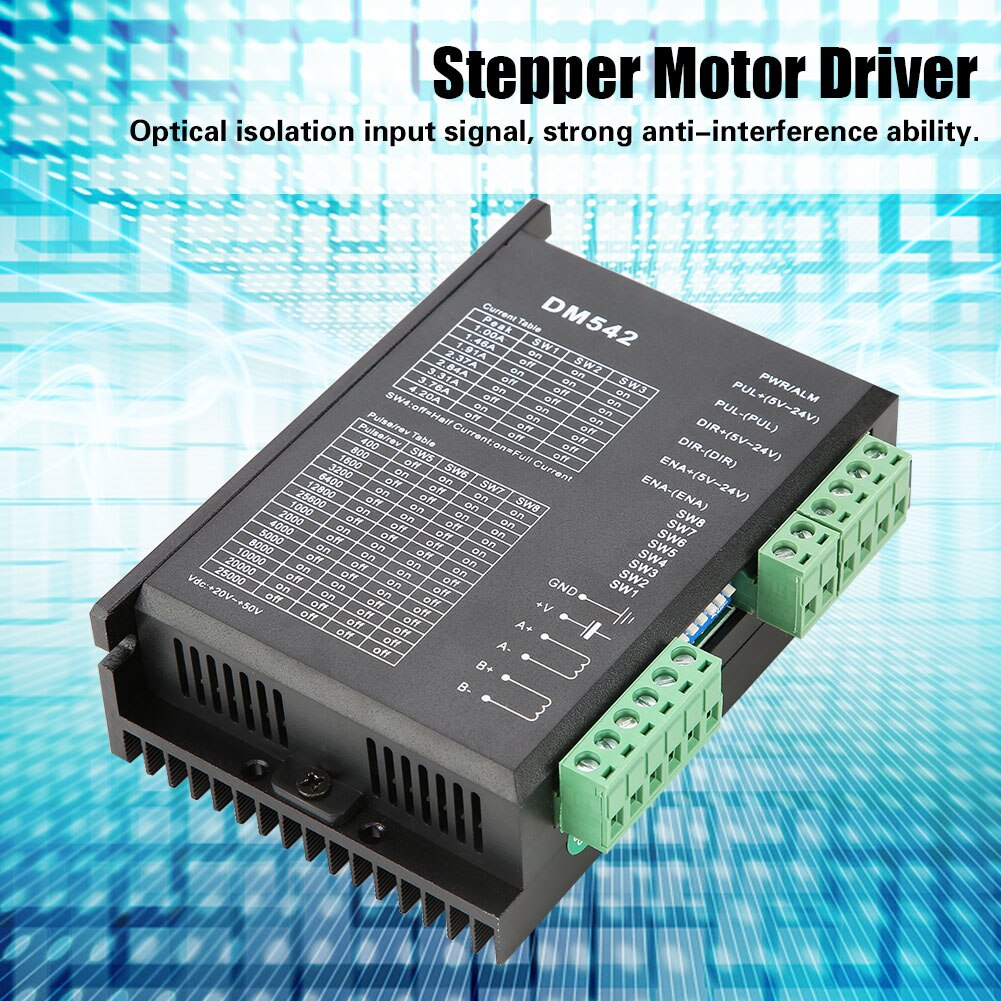 DM542 2-Fase Controller Digitale Stappenmotor Driv... – Grandado