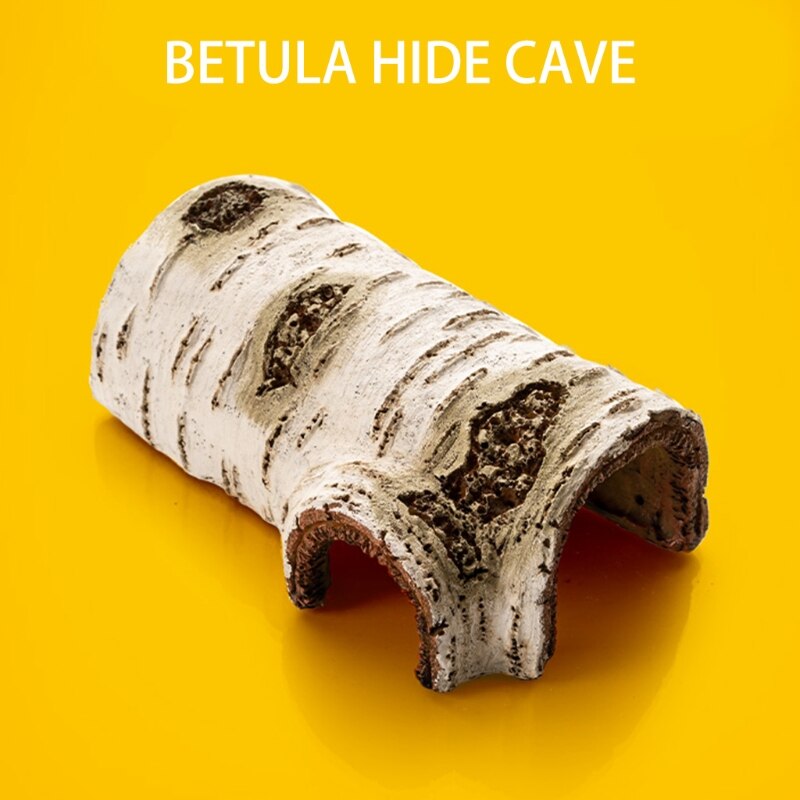 Reptile Hide Cave Small Animal Hideaway Artificial... – Grandado