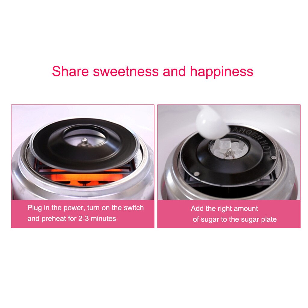 Mini Home DIY Children Cotton Candy Maker Girl Boy... – Grandado