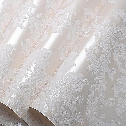 Europese Vintage Luxe Damast behang PVC Reliëf Str... – Grandado