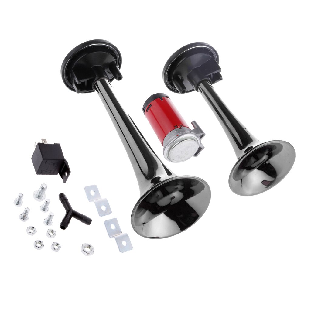 Loud Dual Trumpet Air Horn 12V 117db For Car Truck... – Grandado
