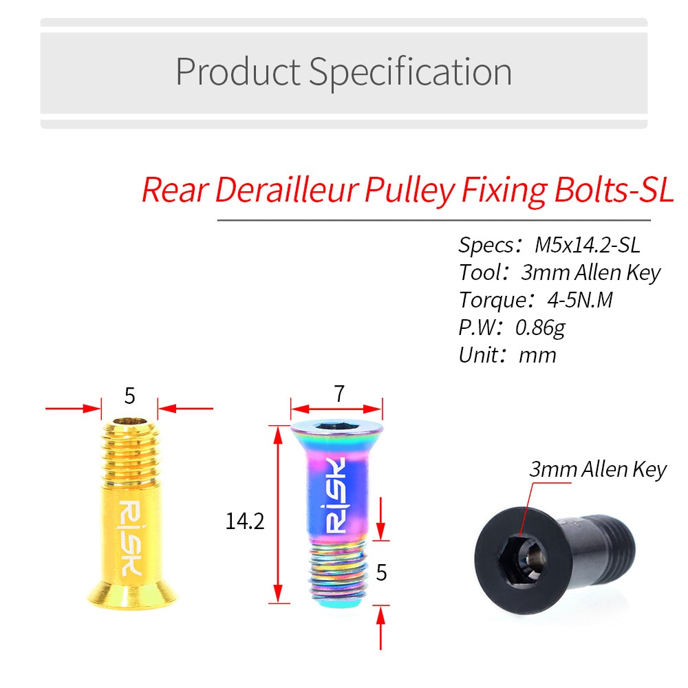 Fiets Achterderailleur Jockey Wiel Bevestigingsbou... – Grandado