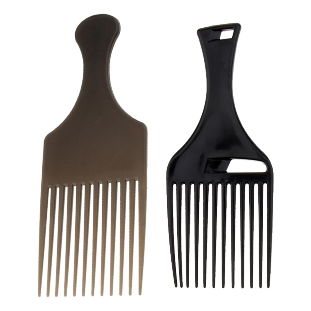 Handheld Afro Haar Pick Lift Kam Grove Krullend Ka... – Grandado