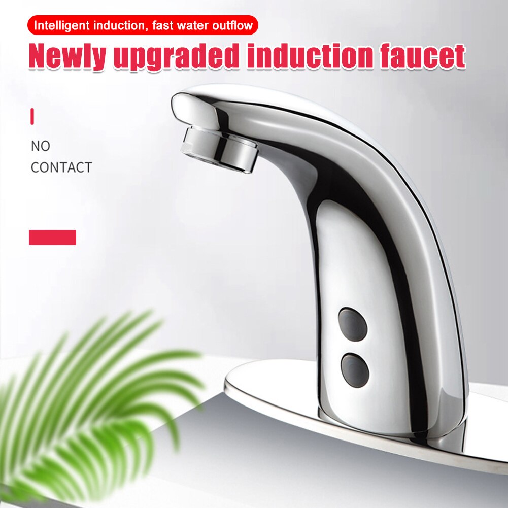 Basin Sensor Faucet Bathroom Cold Water Modern Tou... – Grandado