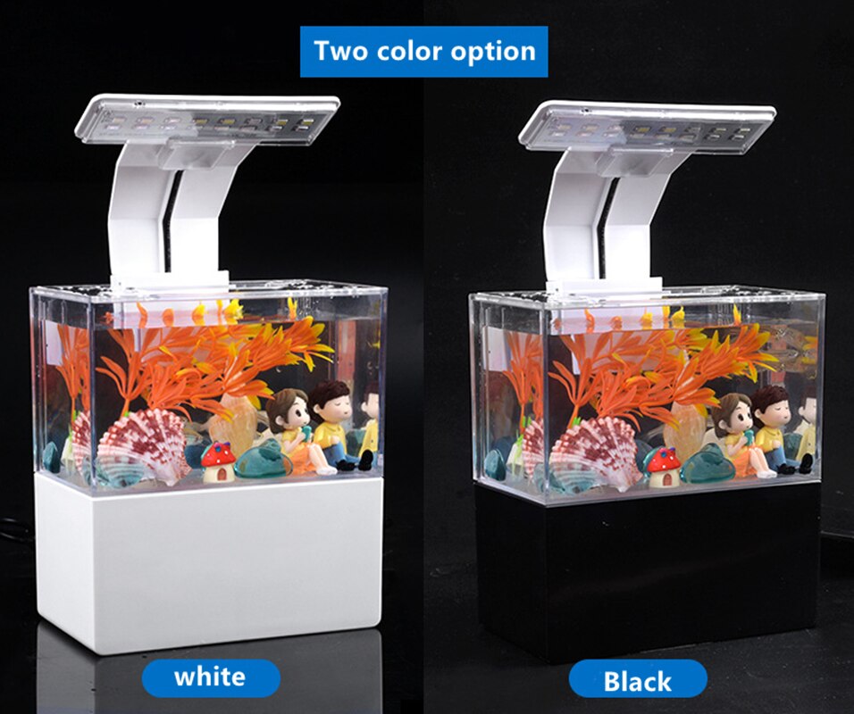 Fish tank landscaping small desktop mini office fi... – Grandado
