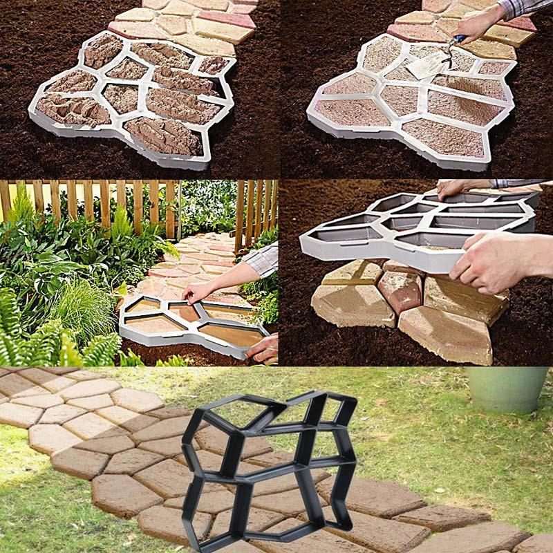 Garden Pavement Mold Garden Walk Pavement Concrete... – Vicedeal