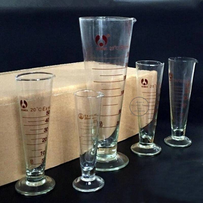 1Pcs 5ml to 2000ml Lab Glass Footed Apothecary Tri... – Grandado