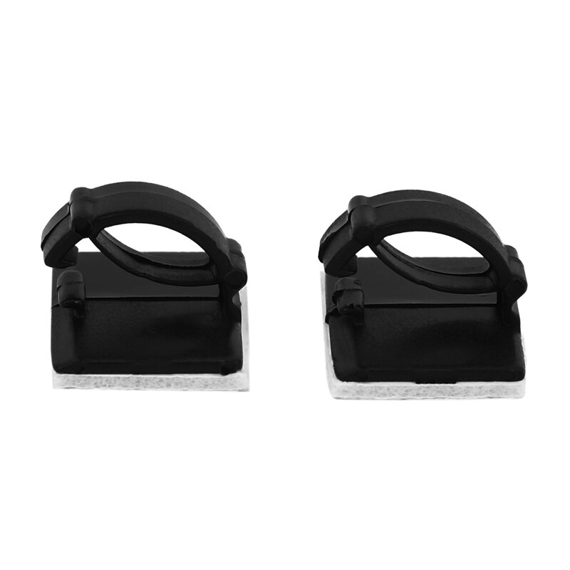 100 Pcs. Zelfklevende Kabel Klem Plastic Rechthoek... – Vicedeal