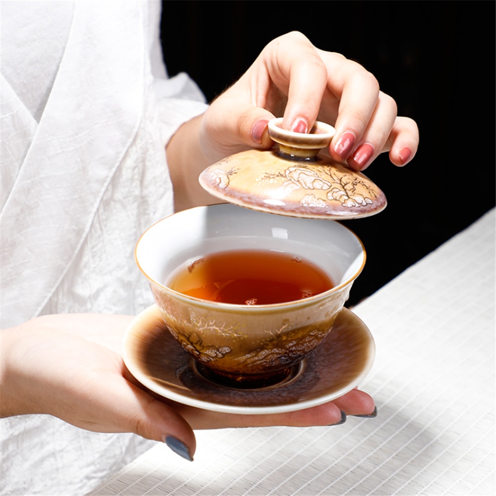 Jingdezhen Vintage Tea Bowl 130ml Handmade Kiln Ch... – Grandado