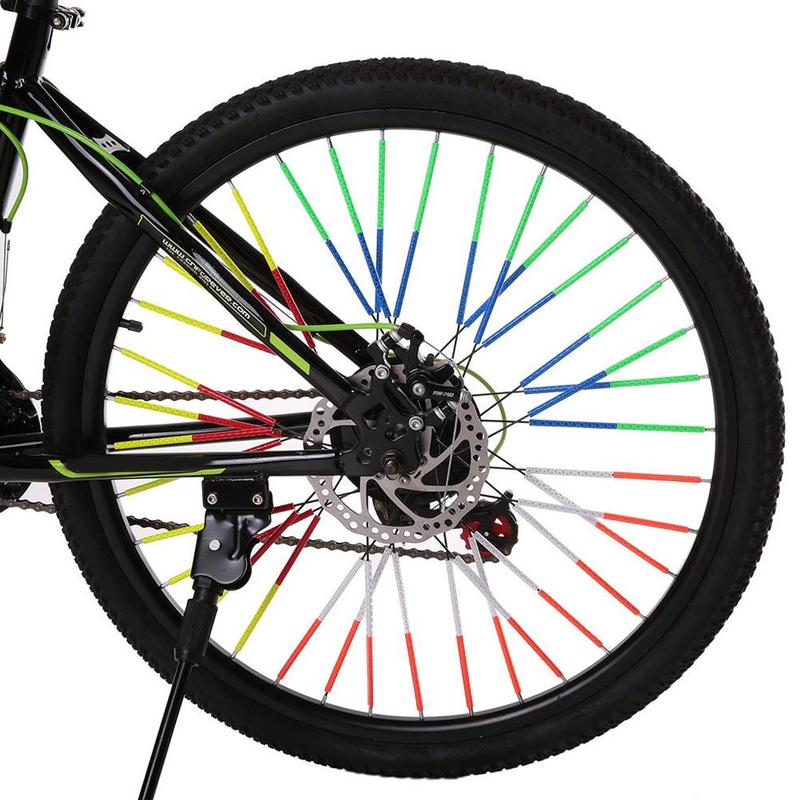 Sykkel sykkel sykling eiker hjul reflektor sikkerh... – Vicedeal
