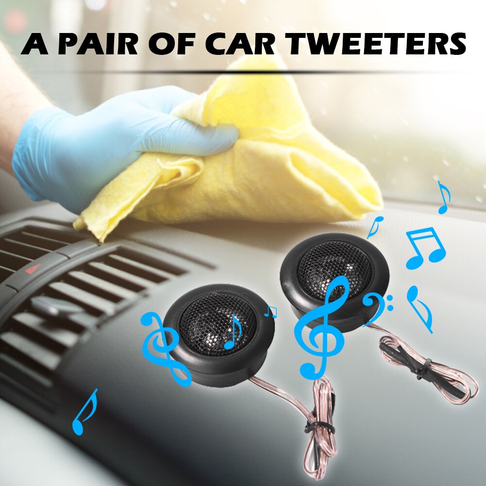 2Pcs 150 Watts Car Silk Tweeter Audio Speaker High... – Grandado