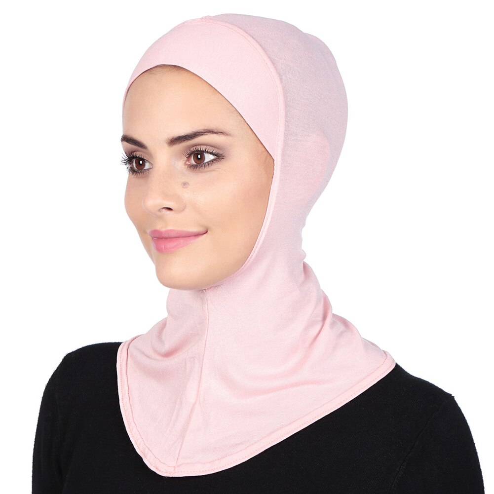 Solid Color Muslim Turban Hat Women Inner Hijab Ca... – Grandado