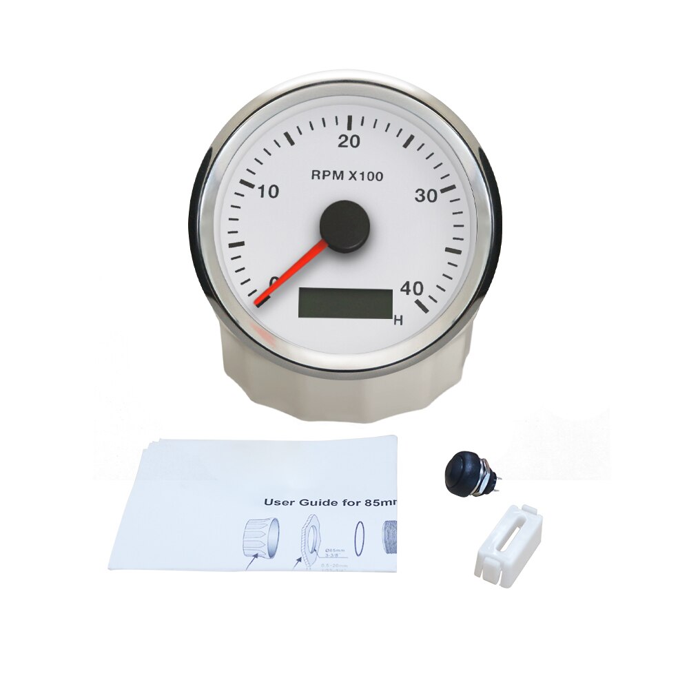 85mm Auto Marine Tachometer 3000/4000/8000/12000RP... – Vicedeal