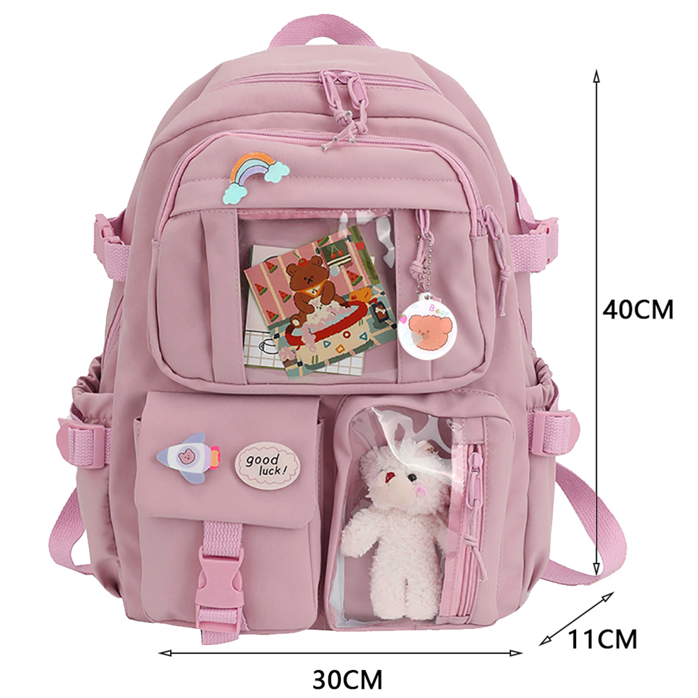 Cute Nylon School Backpack for Girls Teenage Stude... – Grandado