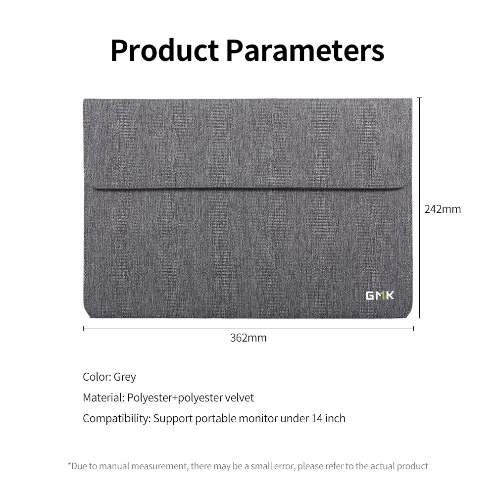 14 inch Portable Monitor Bag storage Case Lightwei... – Grandado