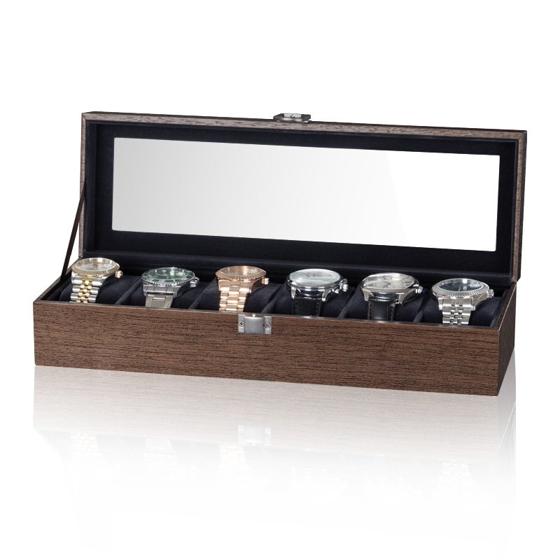 Watch jewelry box e-commerce popular black PU8-bit... – Vicedeal