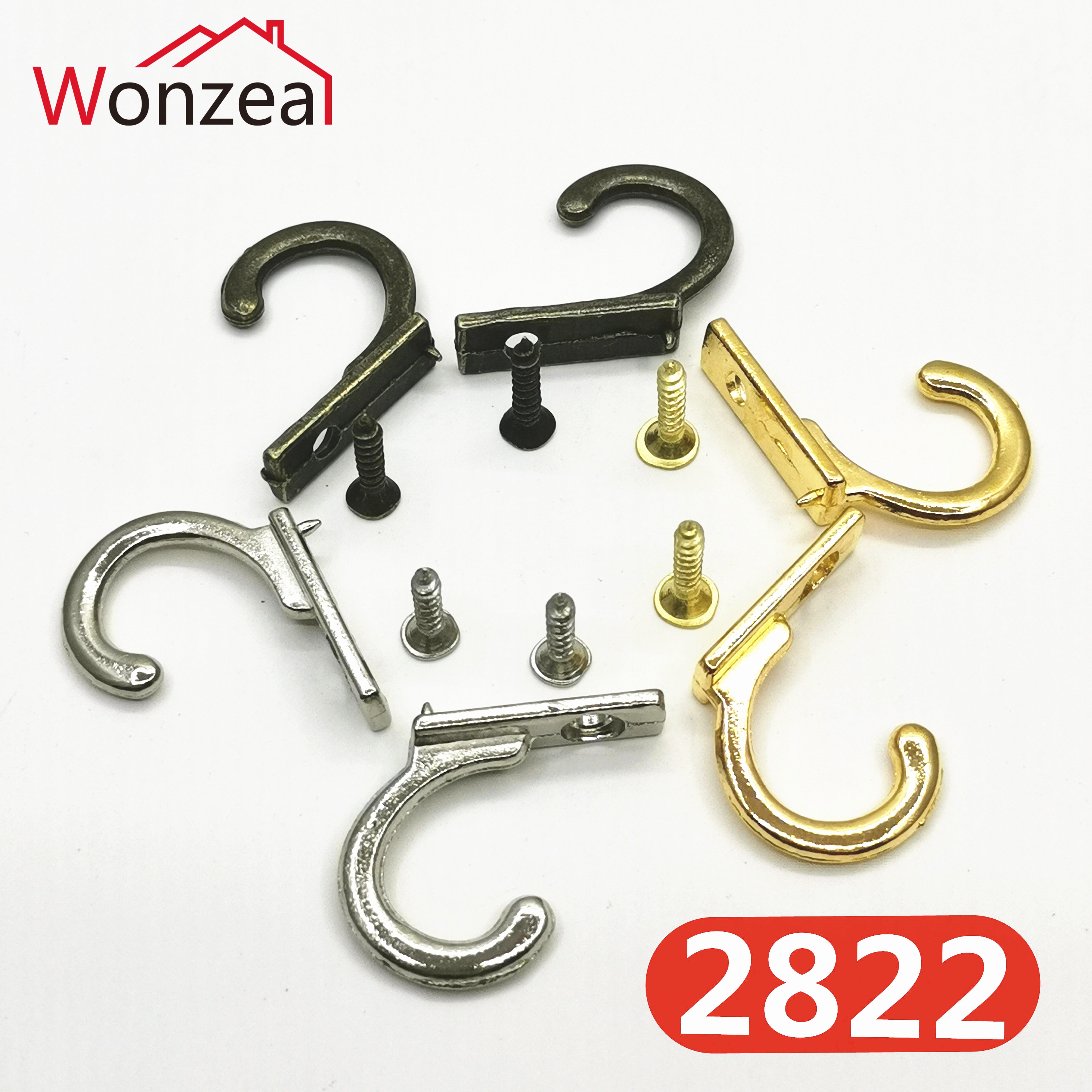10pcs/lot Bronze Metal door wall hooks hanger Smal... – Grandado