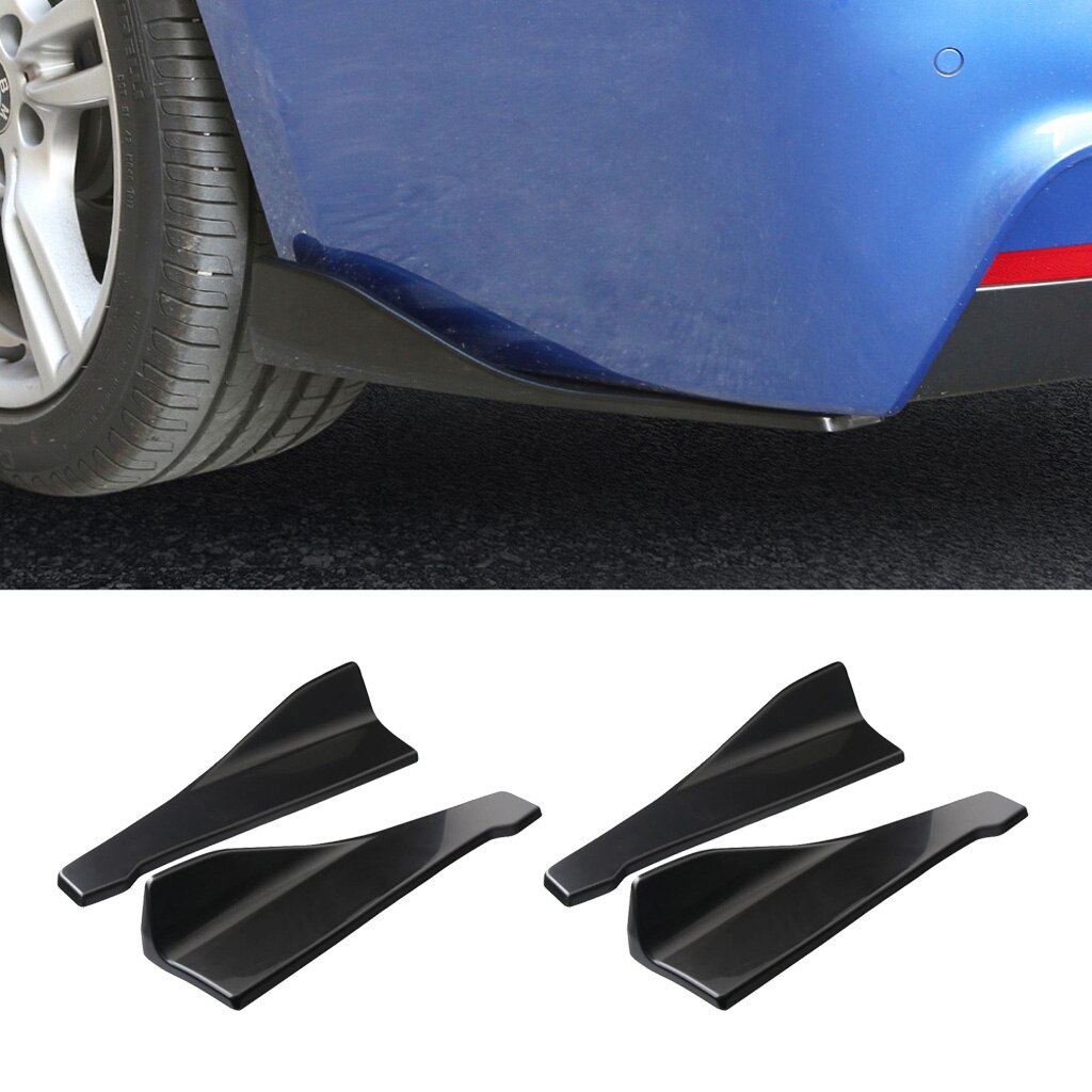 4Pcs Universal Rear Bumper lip Splitter Canard Pro... – Grandado