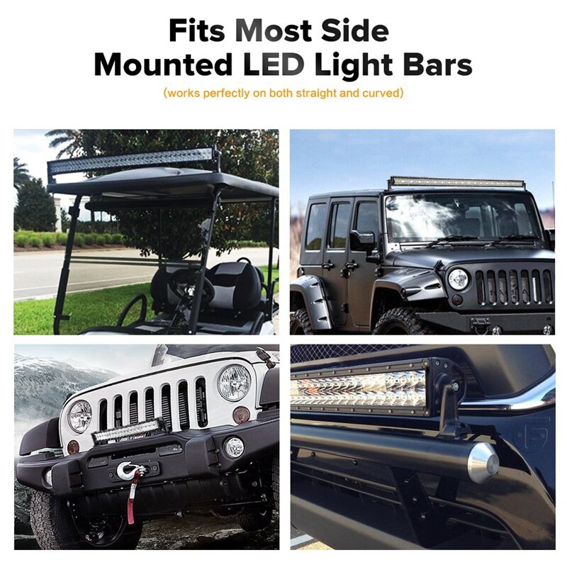 Side Mounting Bracket,Universal Work LED Light Bar... – Grandado