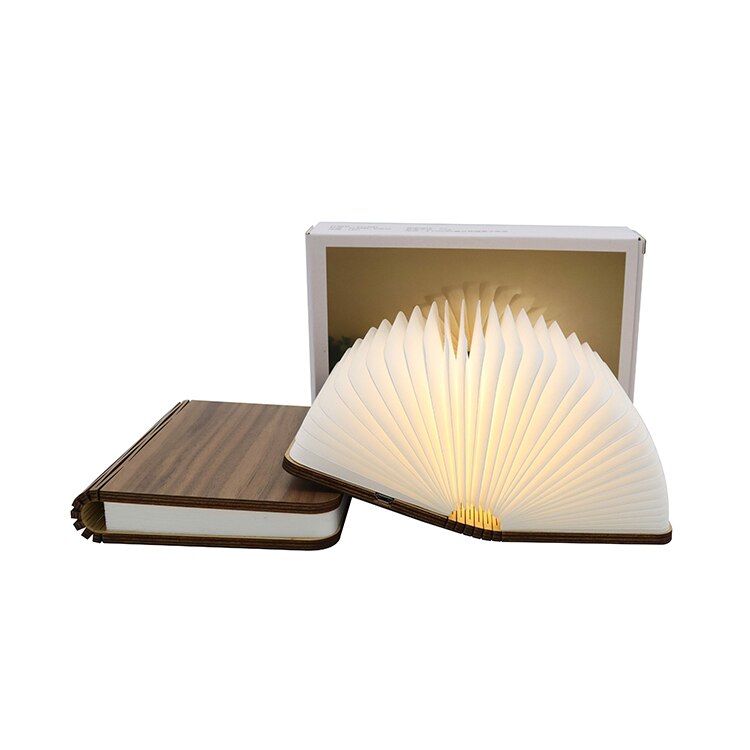 Portable 3 color 3D LED book night light wooden 5V... – Grandado