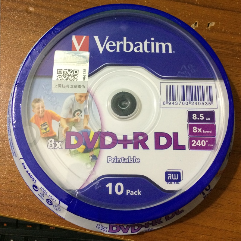 Verbatim dvd-schijven 8X DVD + R DL, 10pcs = veel ... – Vicedeal
