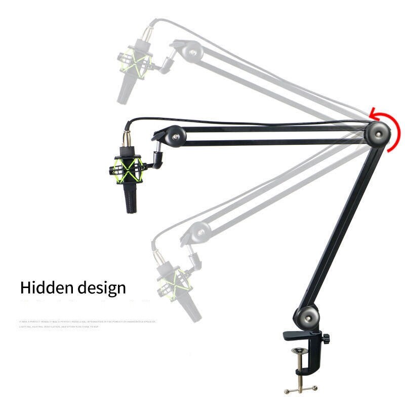Microphone Arm Stand Heavy Adjustable Suspension S... – Grandado