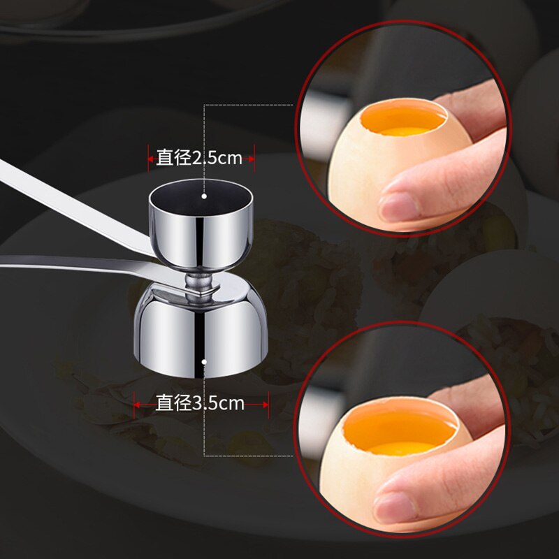 Ossayi Dubbele Hoofd Ei Schaar Ei Topper Cutter Ge... – Grandado