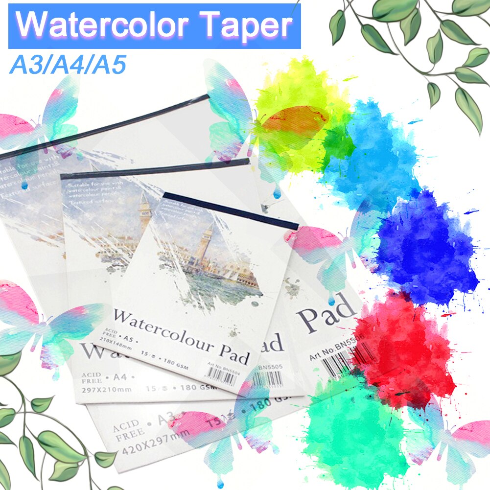 A3 A4 A5 Hardcover Sketch Book Stationery Watercol... – Vicedeal